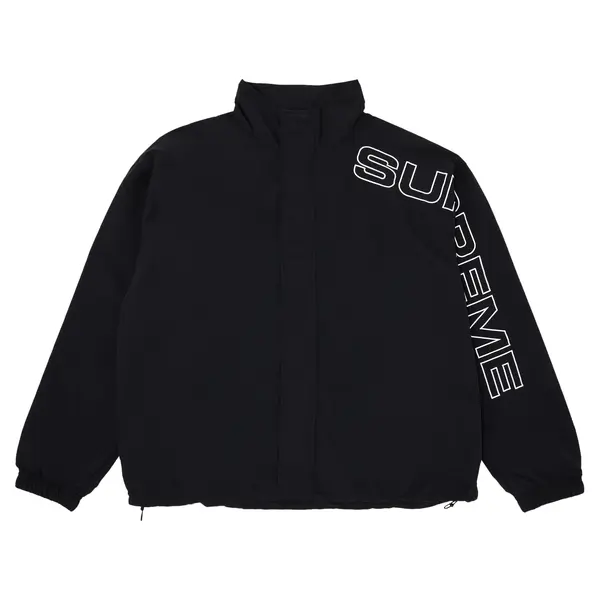 Supreme Embroidered Track Jacket - Black