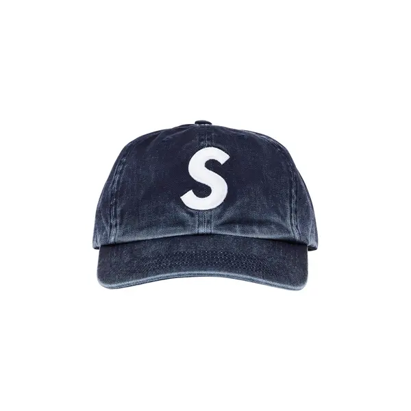 Supreme Pigment Print S Logo 6-panel Cap - Blue