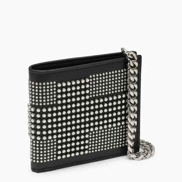 Alexander Mcqueen Alexander Mc Queen Leather Wallet With Studs And