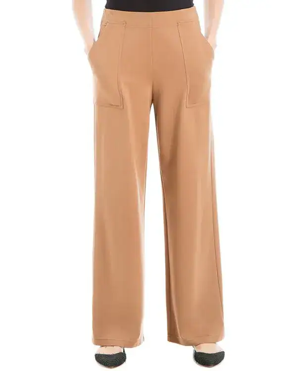 Buy Max Studio Easy Wide Leg Ponte Pant - Nocolor At 68% Off | Editorialist