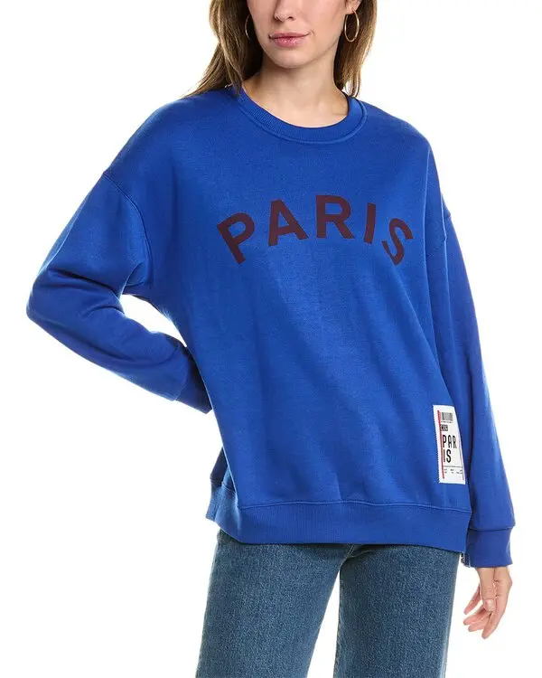 Buy Vintage Havana Boarding Pass Sweater - Blue At 58% Off | Editorialist