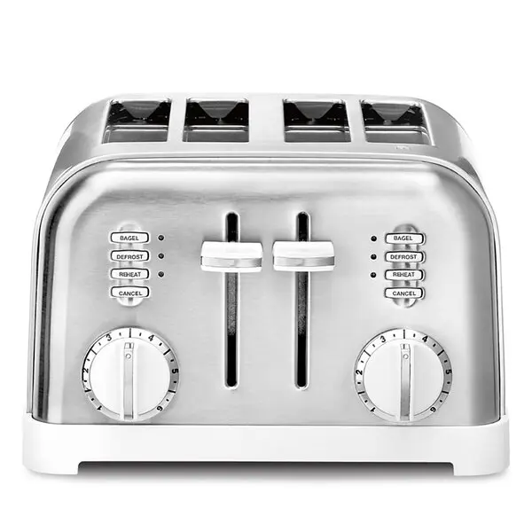 CUISINART Cpt-180w Metal 4 Slice Metal Toaster