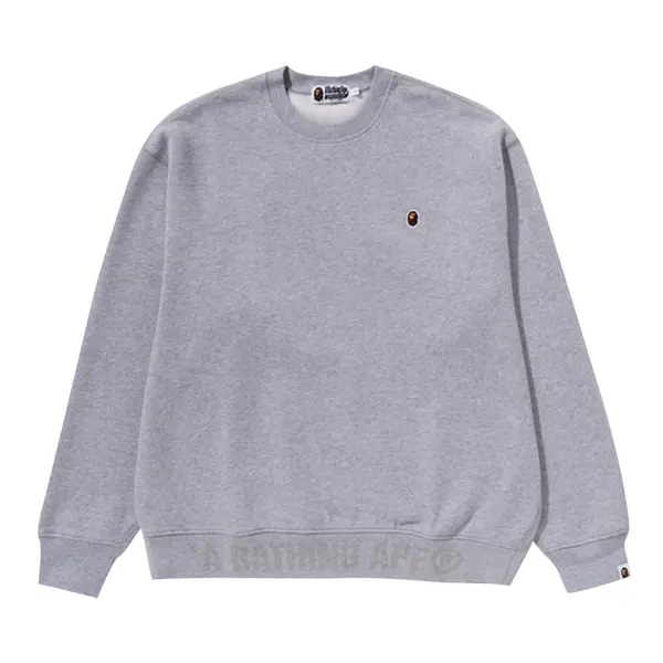 BAPE Ape Head Crewneck - Grey