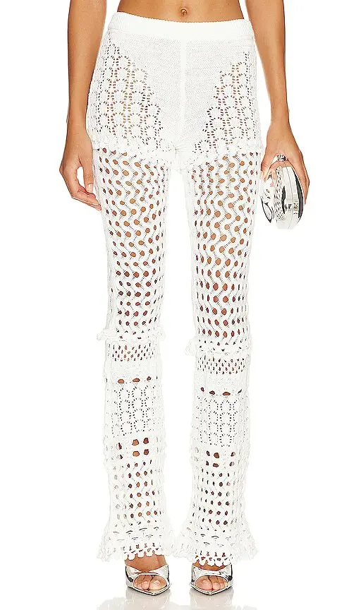 Retrofete Kyla Pant - Iridescent White