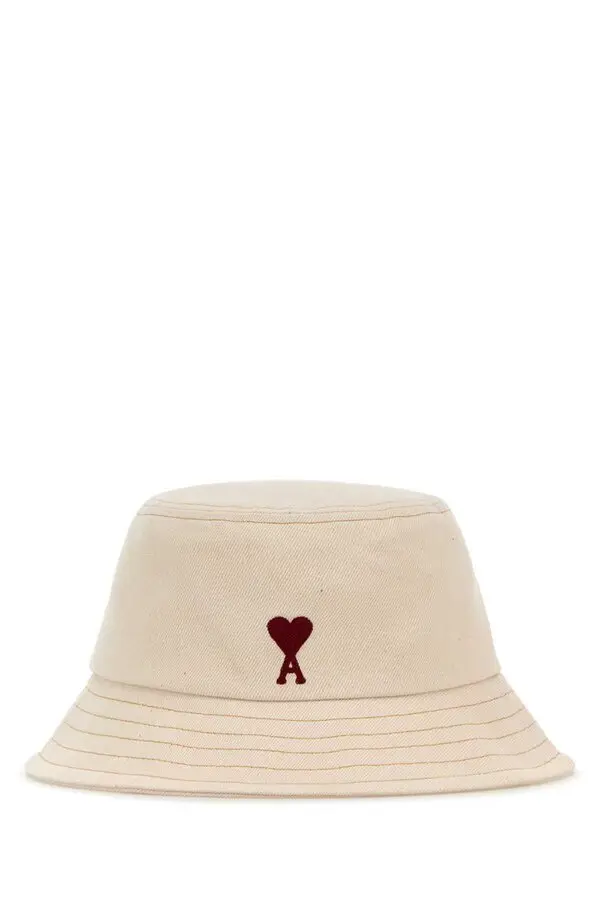 Ami Denim Bucket Hat - Beige O Tan