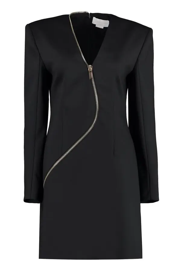 GENNY Wool-blend Mini Dress