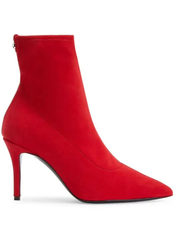 GIUSEPPE ZANOTTI 90mm Mirea Boots - Red