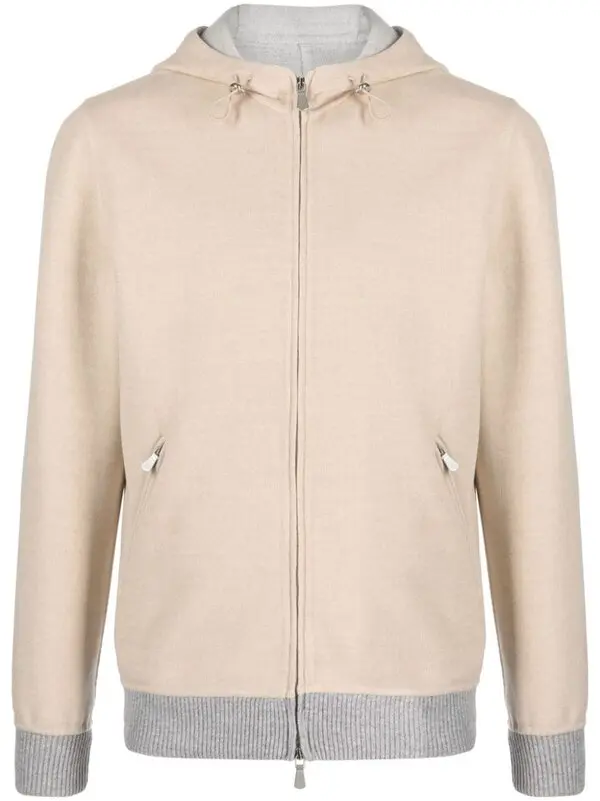 Eleventy Wool Hooded Jacket
