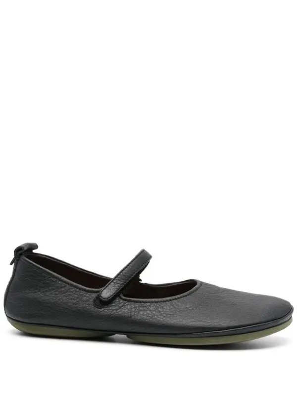 Camper Right Nina Leather Ballerinas - Black