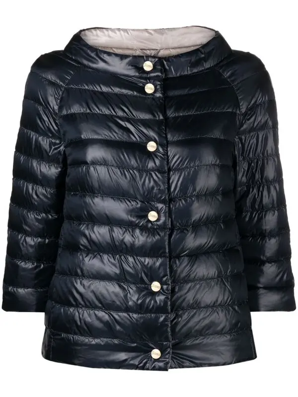 Herno Reversible Quilted Jacket - Blue