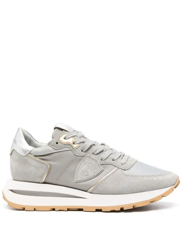 Philippe Model Tropez Haute Lace-up Sneakers - Grey