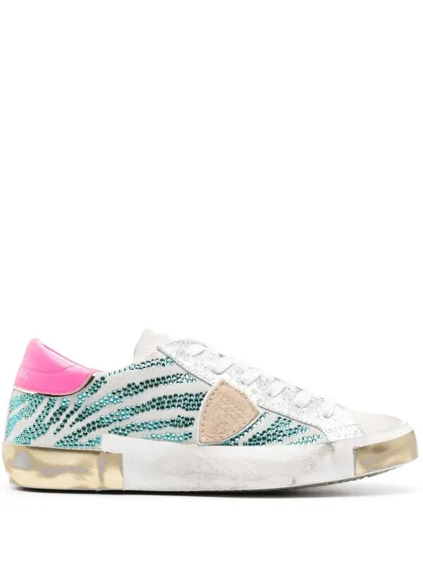 Philippe Model Logo-patch Sneakers - White