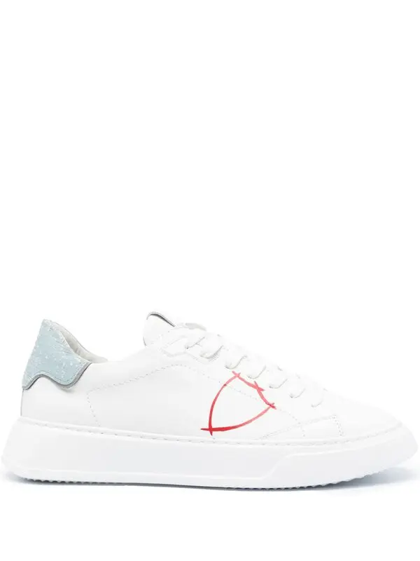 Philippe Model Leather Lace-up Sneakers
