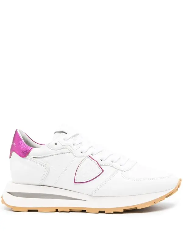 Philippe Model Tropez Haute Lace-up Sneakers - White