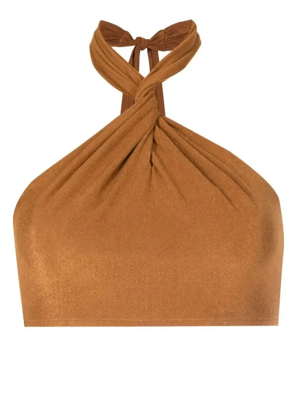 LENNY NIEMEYER Twisted Halterneck Bikini Top