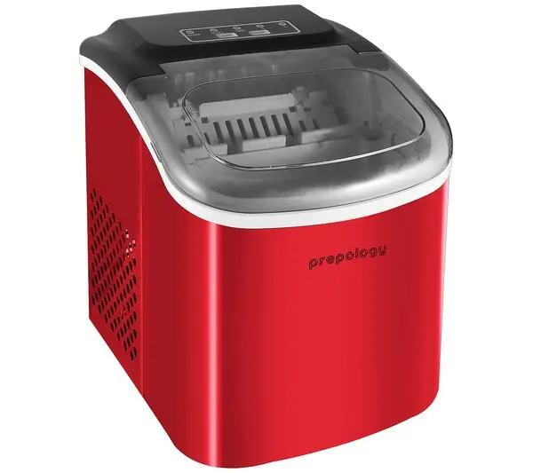 PREPOLOGY 26-lb Self Cleaning Ice Maker With Scoop