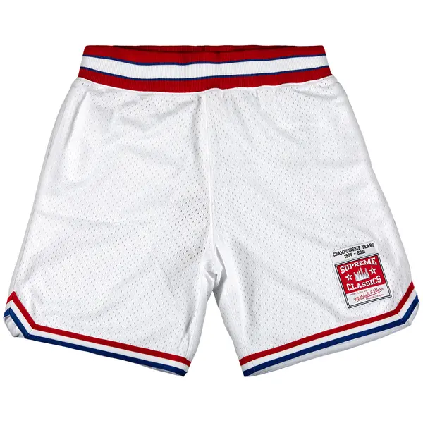 Supreme X Mitchel And Ness Basketball Short - White