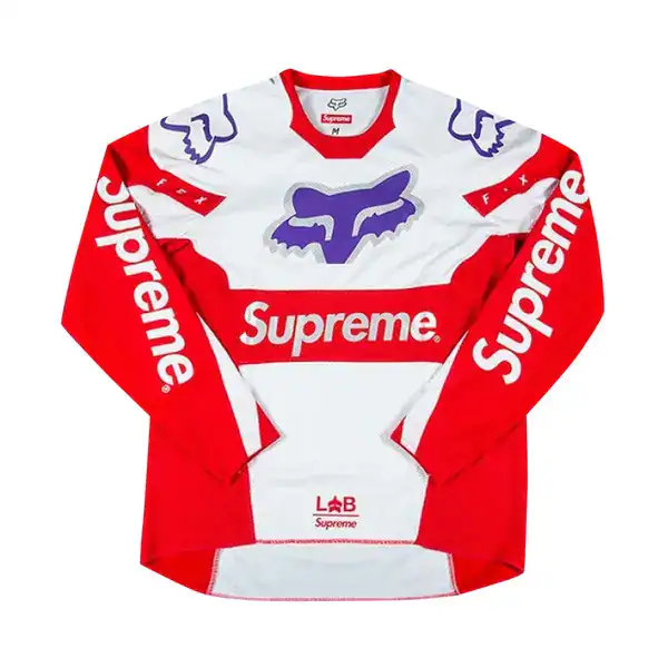 Supreme X Fox Racing Moto Jersey - Red | Editorialist