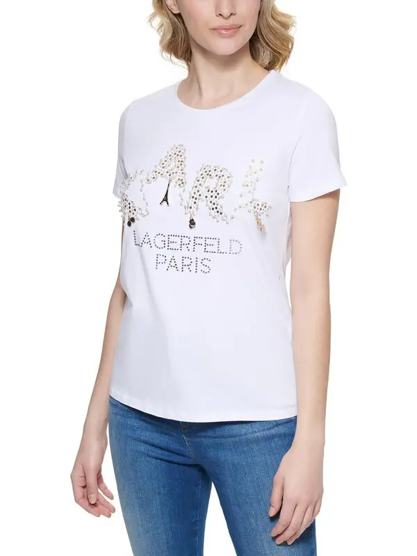 Karl Lagerfeld  Tshirt Midnight Paris Red