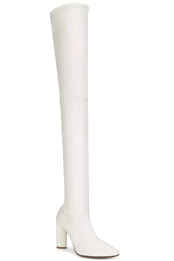 Bottega Veneta Tripod Thigh High Boot - White