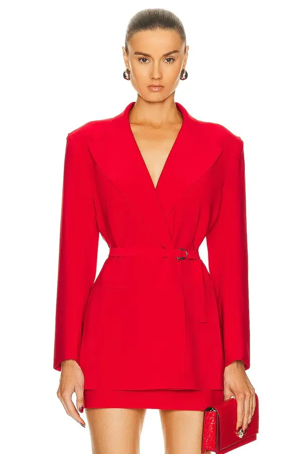 Norma Kamali Classic Double Breasted Jacket