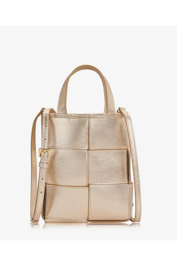 Gigi New York Chloe Mini Shopper - Metallic