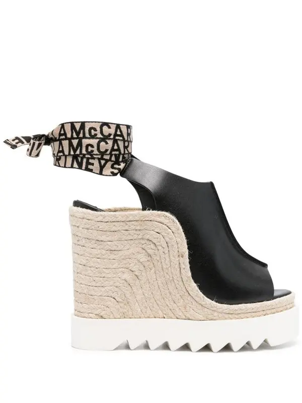 Stella McCartney Gaia 130mm Wedge Espadrilles