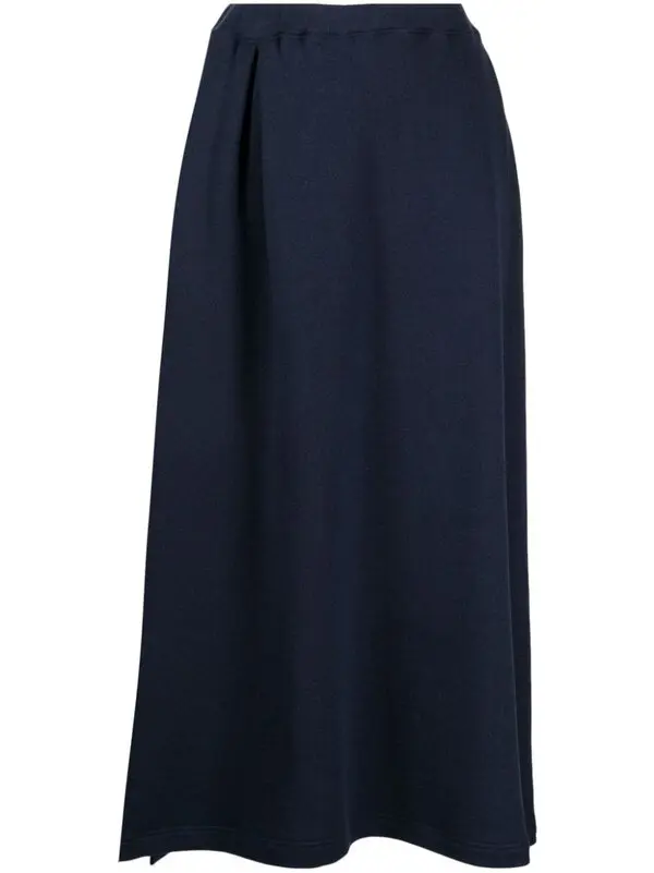 Yohji Yamamoto High-waist Pleated Midi Skirt