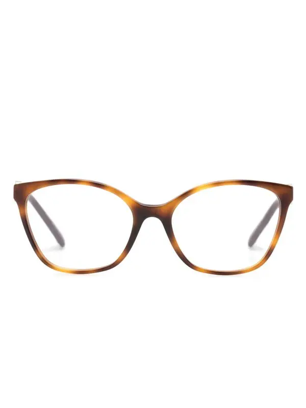 VALENTINO GARAVANI EYEWEAR Vlogo Tortoiseshell Eyeglasses