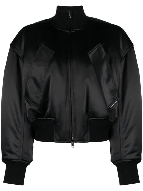 Alexander Wang Logo-tag Padded Bomber Jacket