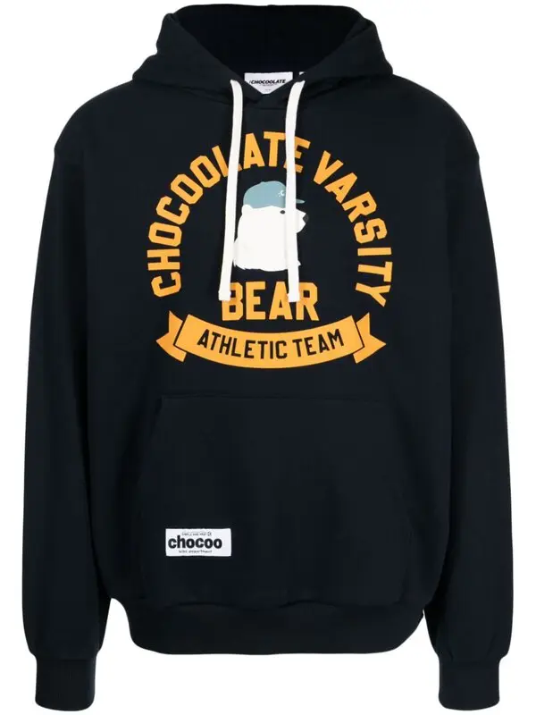 CHOCOOLATE Graphic-print Jersey-texture Hoodie