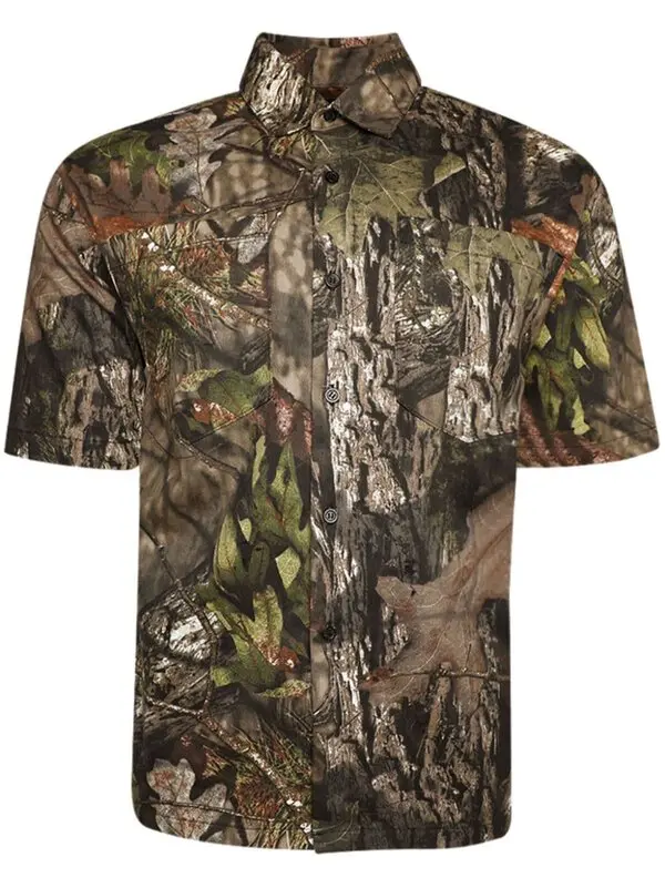 LOCAL AUTHORITY LA La Slash Camouflage-pattern Shirt