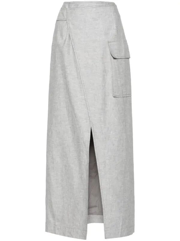 Remain Birger Christensen Front-slit Maxi Skirt