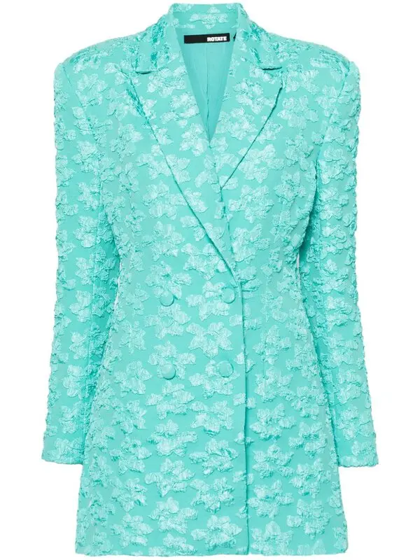 Remain Birger Christensen Textured Double-breasted Blazer