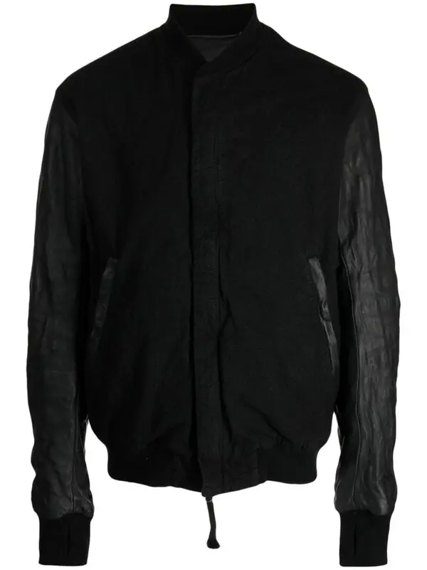 Boris Bidjan Saberi Collarless Zip-up Jacket