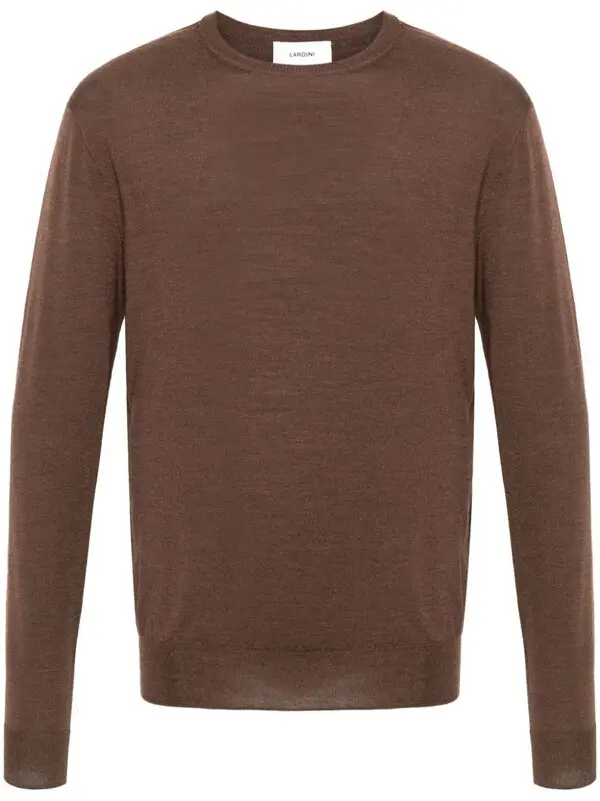 LARDINI Crew Neck Wool-blend Jumper