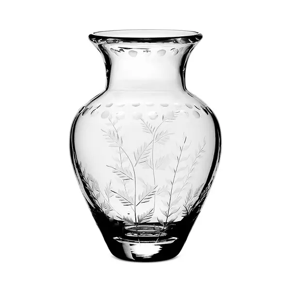 WILLIAM YEOWARD CRYSTAL Fern Bouquet Vase