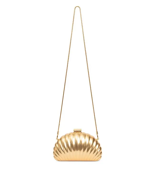 Simkhai Monet Shell Clutch - Gold