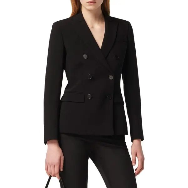Altuzarra Indiana Double-breasted Twill Blazer - 000001 Black