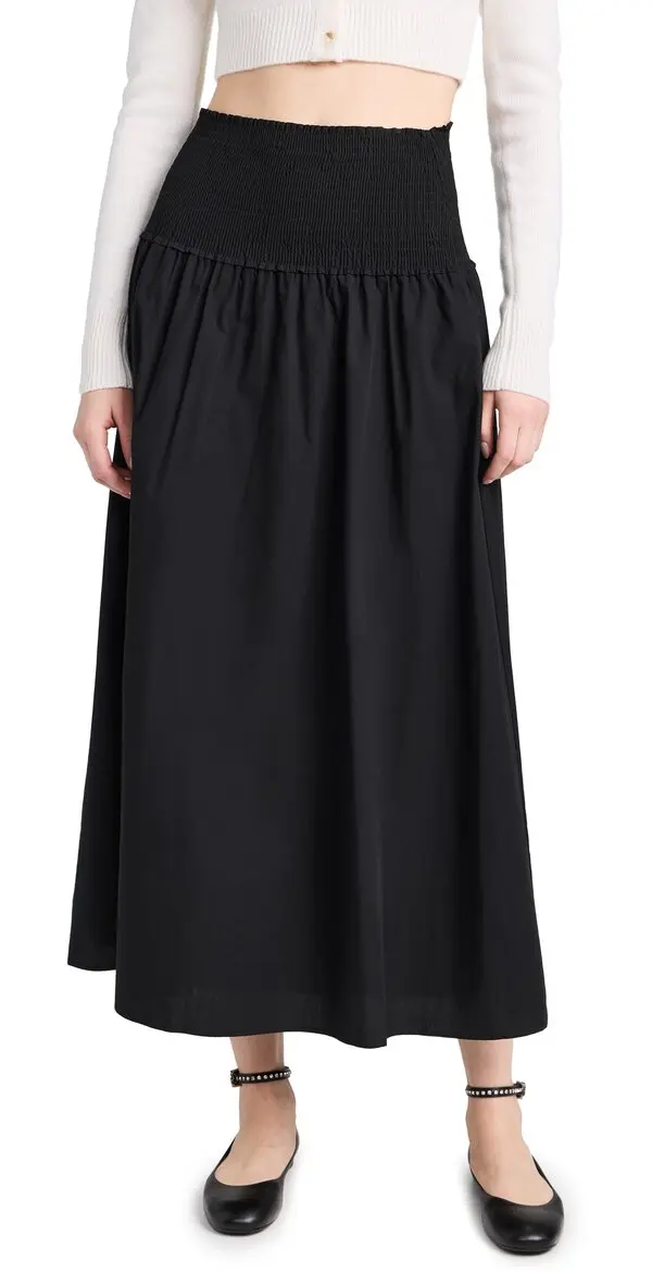 Hill House Home The Delphine Nap Skirt - Black