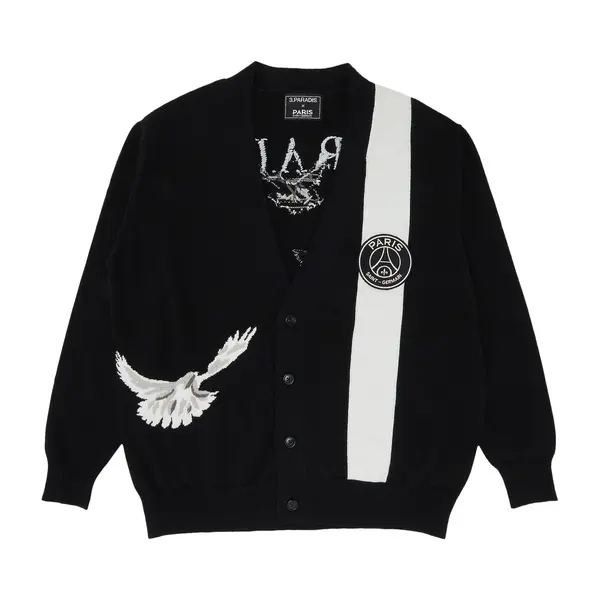 PARIS SAINT-GERMAIN X 3.paradis Tour Eiffel Cardigan