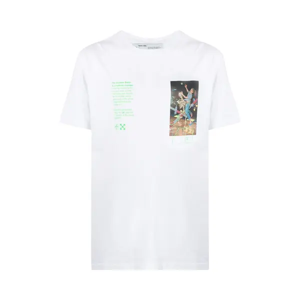 Off-White Pascal Painting Short-sleeve Slim Tee - White