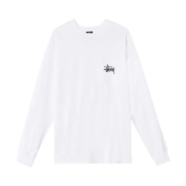 StÜssy Basic Long-sleeve Tee - White