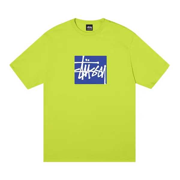 StÜssy Stock Box Tee 'keylime