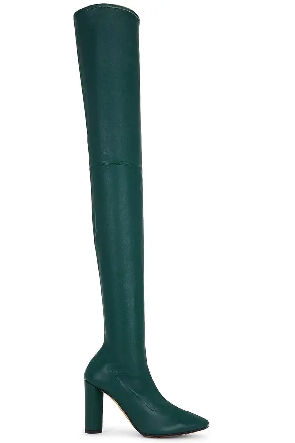 Bottega Veneta Tripod Thigh High Boot - Emerald Green