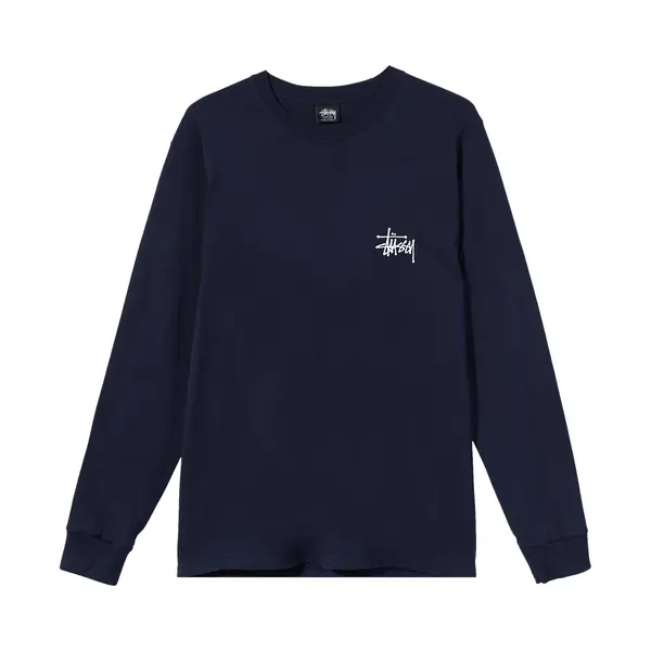StÜssy Basic Long-sleeve Tee 'navy - Blue