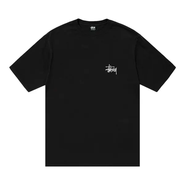 StÜssy Basic Pigment Dyed Tee - Black