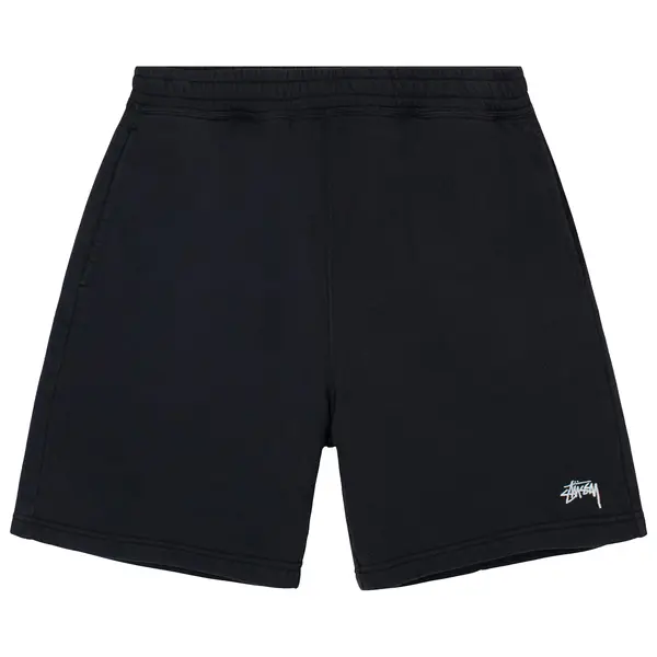 StÜssy Overdyed Stock Logo Short - Black