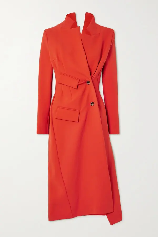 A.W.A.K.E. Mode Asymmetric Stretch-twill Coat
