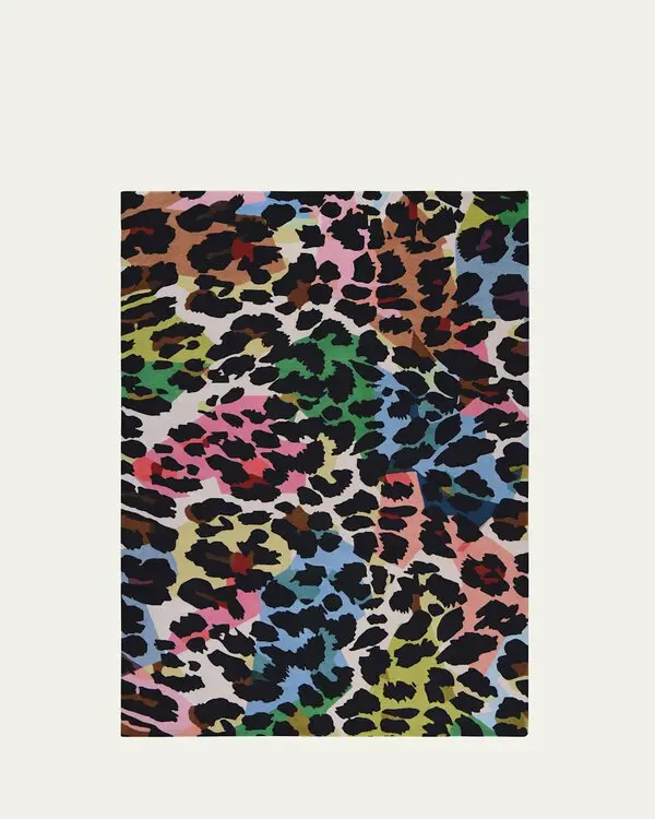 THE RUG COMPANY X DIANE VON FURSTENBERG Kaleidoscope Leopard Hand-knotted Rug, 8' X 10